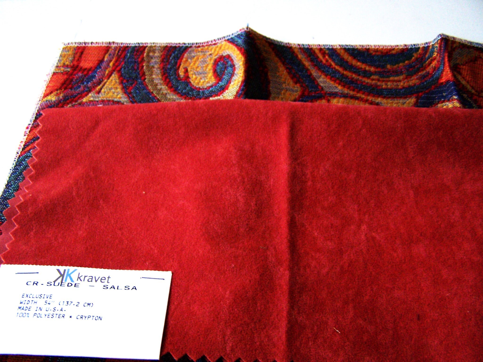 Fabric Sample or Swatch Squares 6 Large Pieces in Different Prints and ...