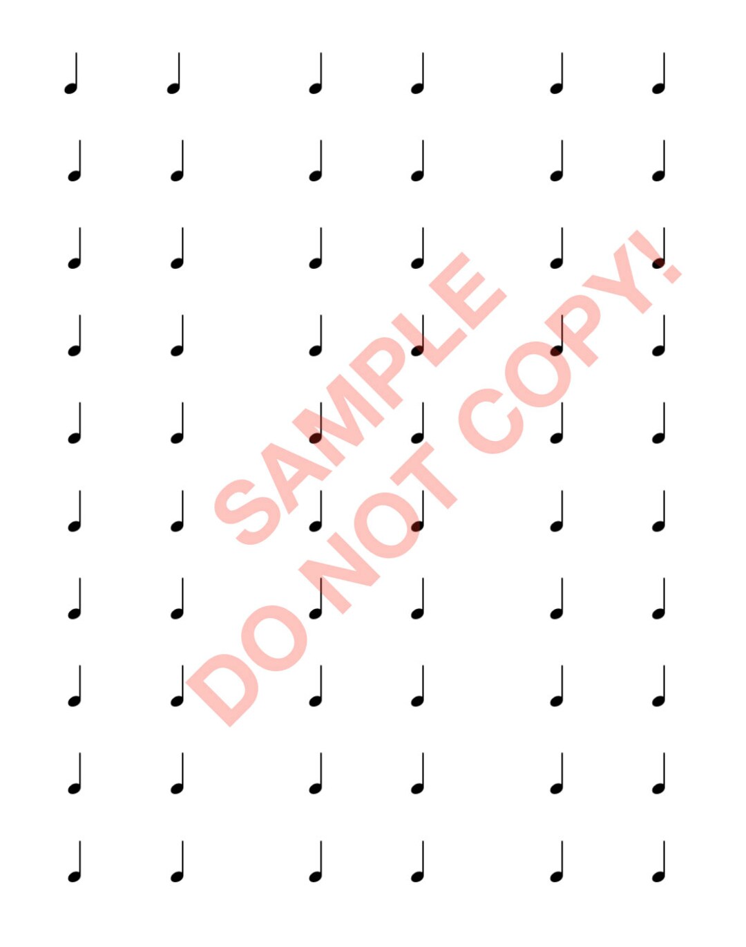 Quarter Note Label PDF & Instructions - Etsy