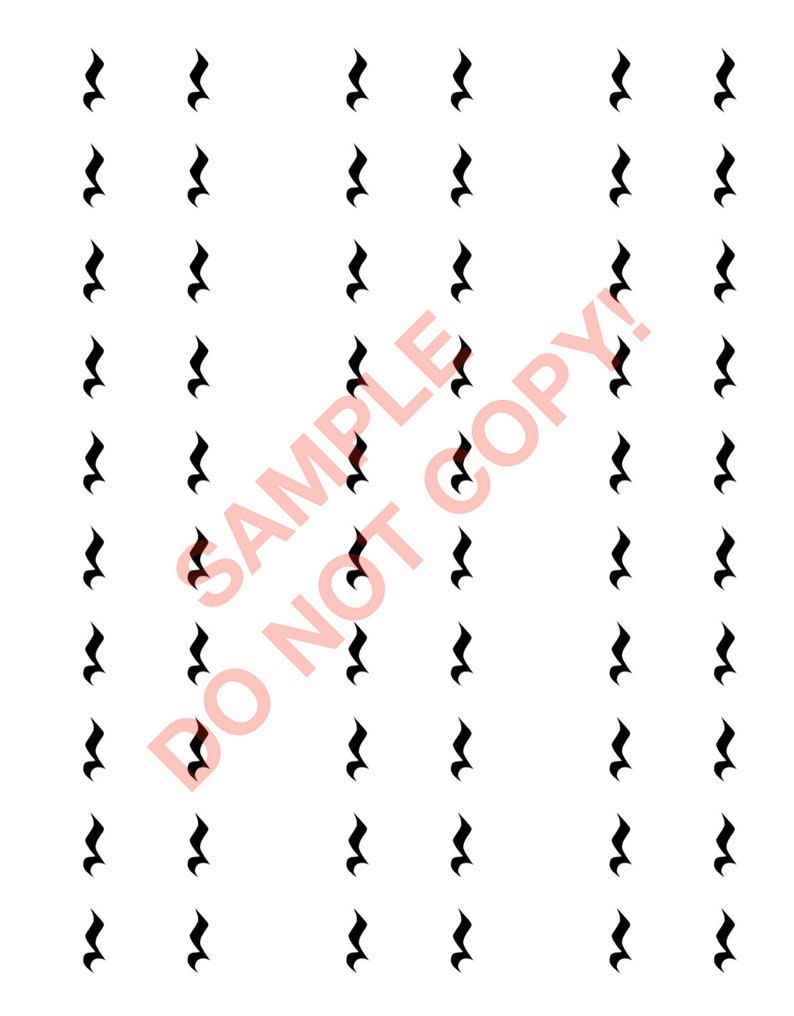 Quarter Rest Label PDF & Instructions - Etsy