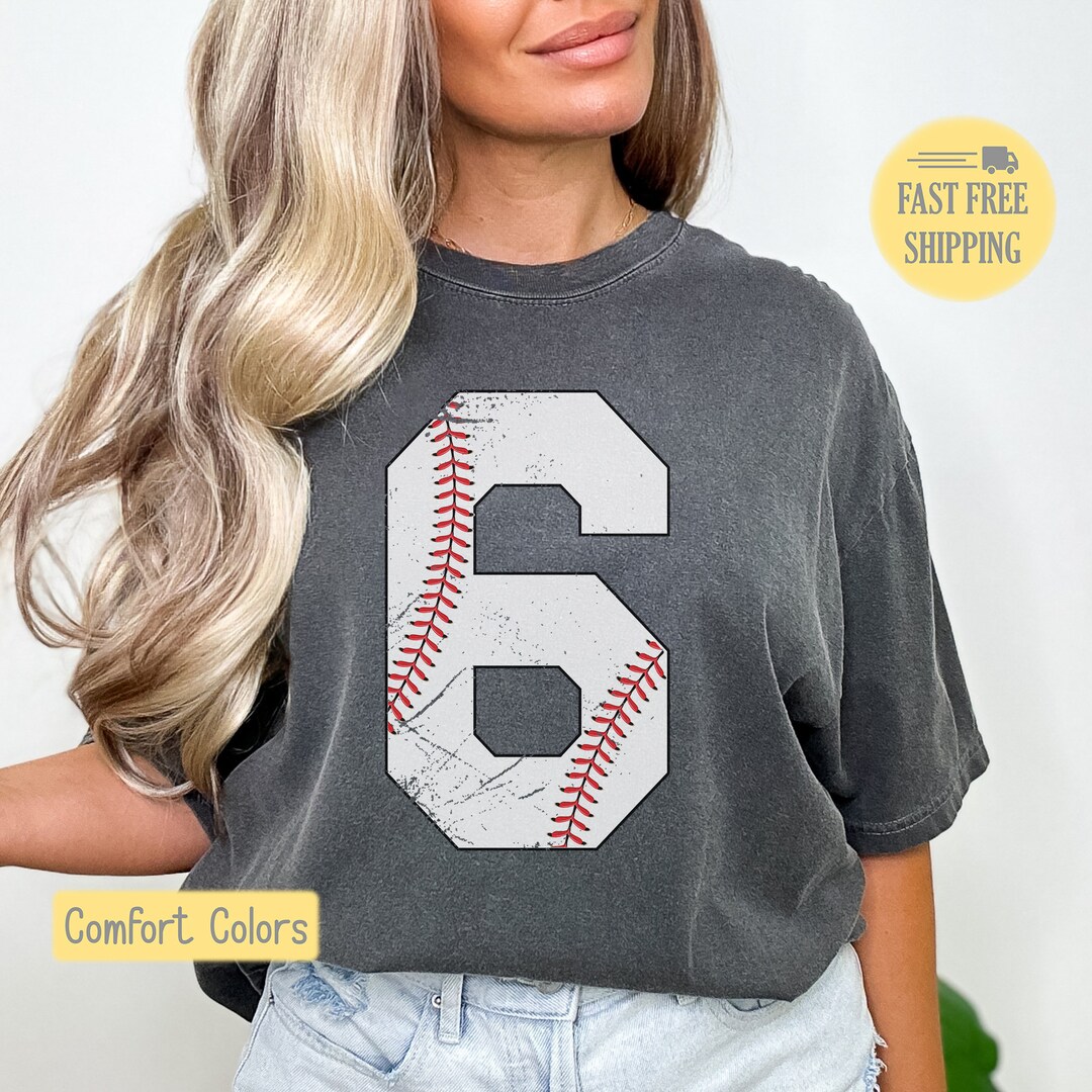 Custom Baseball Number Shirt, Custom Baseball Graphic Tee, Cute ...
