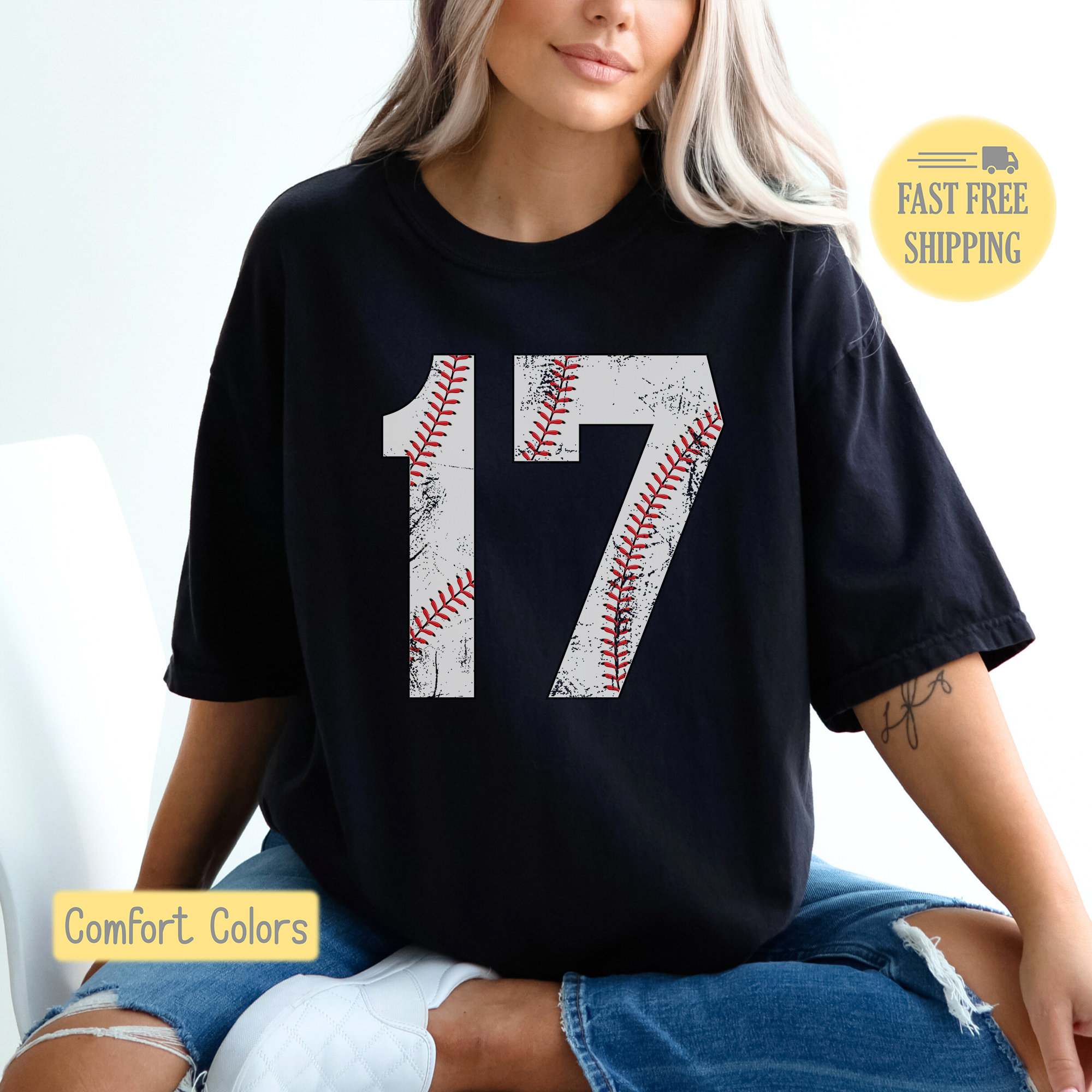 Custom Baseball Number Shirt, Custom Baseball Graphic Tee, Cute ...