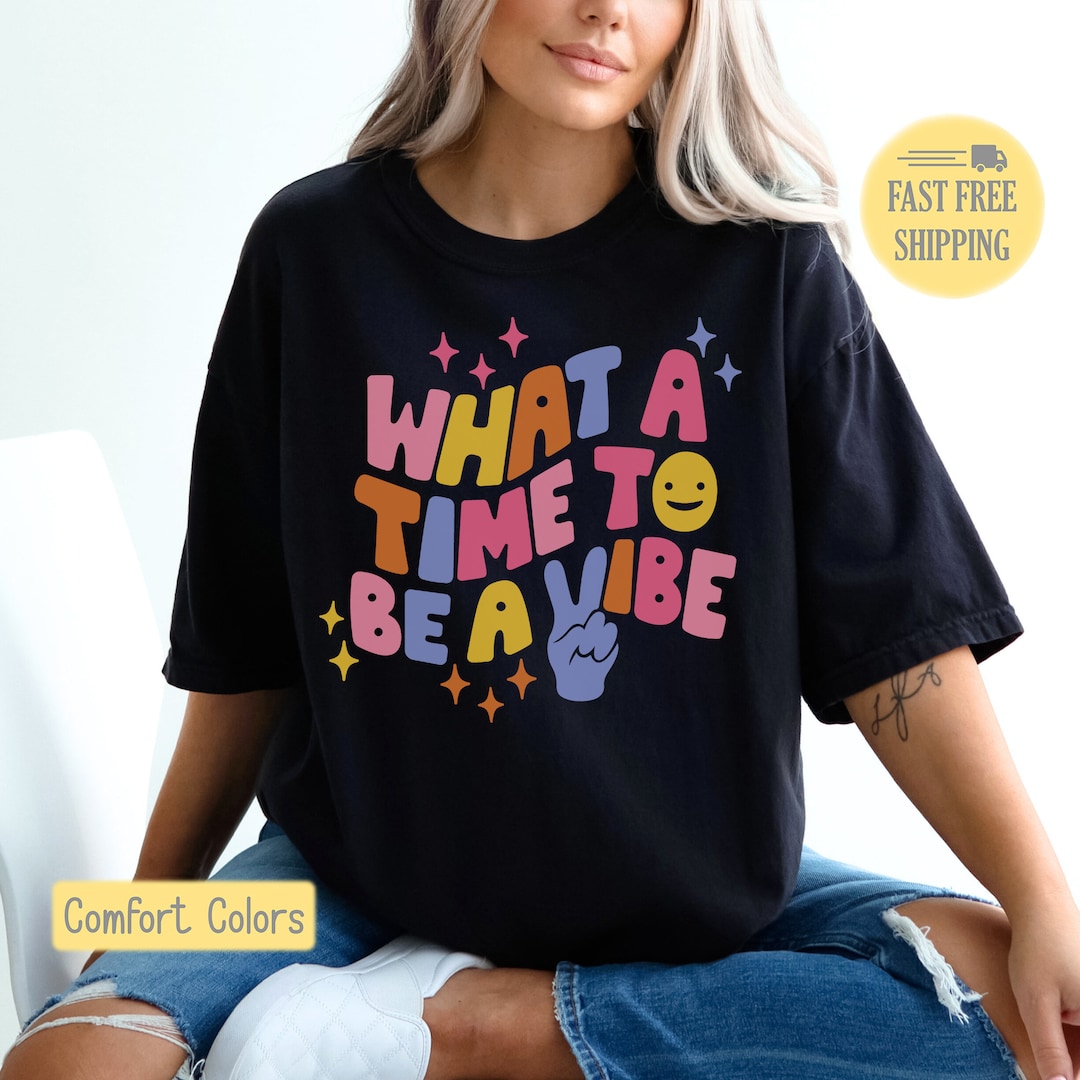 Be A Vibe, Cute Graphic Tee, Trending Now, Vibing Shirt, Vibe ...