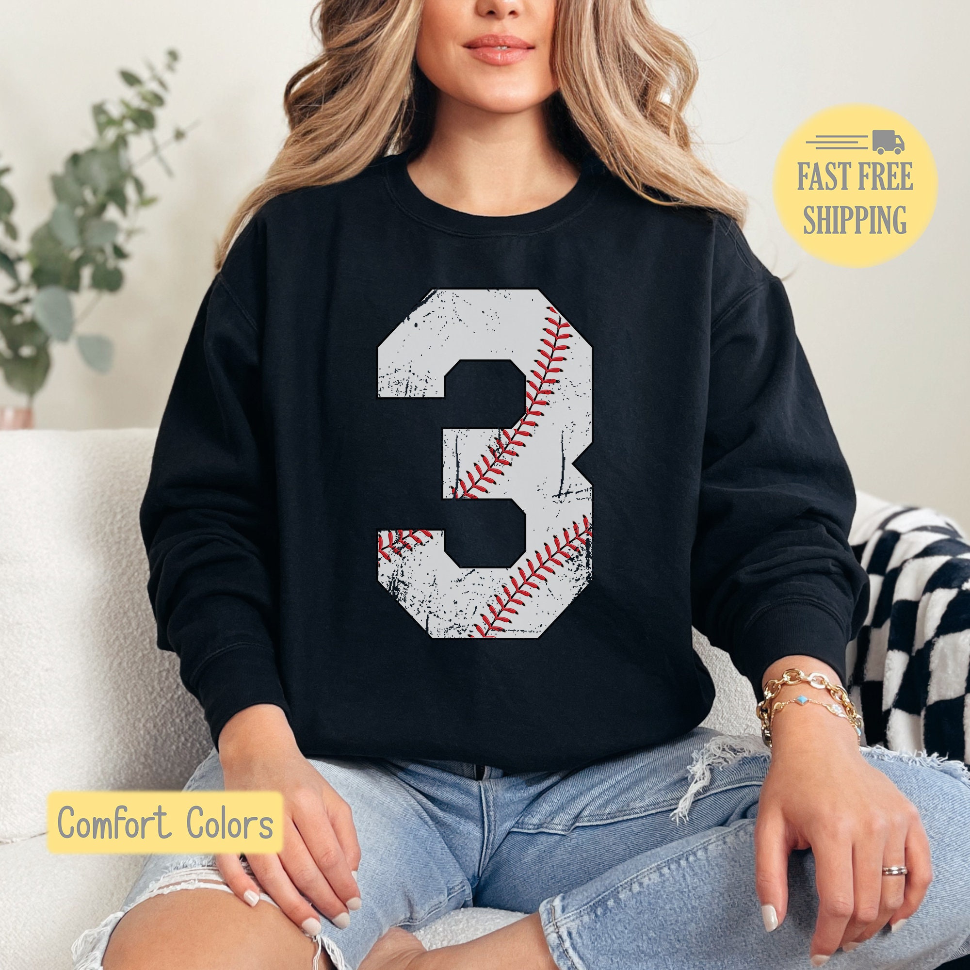 Custom Baseball Number Shirt, Custom Baseball Graphic Tee, Cute ...