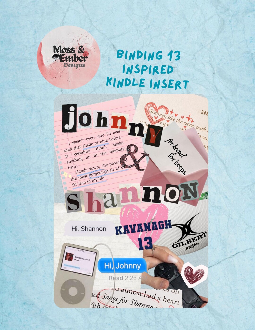 Binding and Keeping 13 Inspired Printable Kindle Insert - Etsy