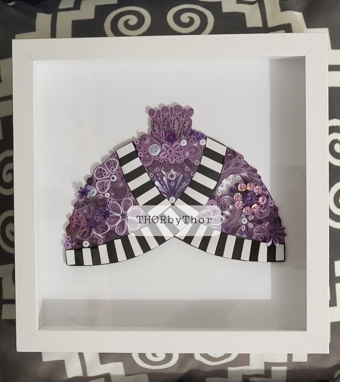 Hmong Inspired Quilling Turban Hat Wall Decor Desk/table - Etsy