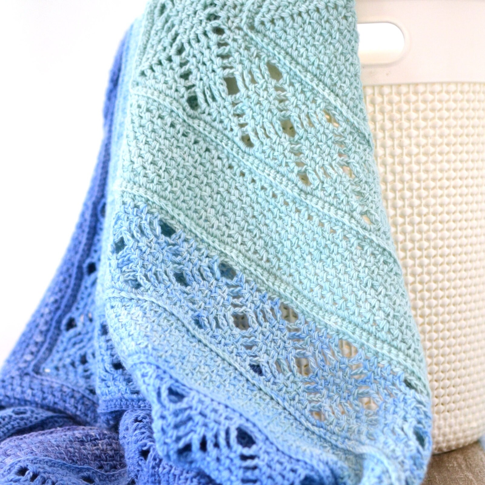 Waters Crochet Shawl Pattern PDF – Malabrigo Lace Gradient Wrap ...