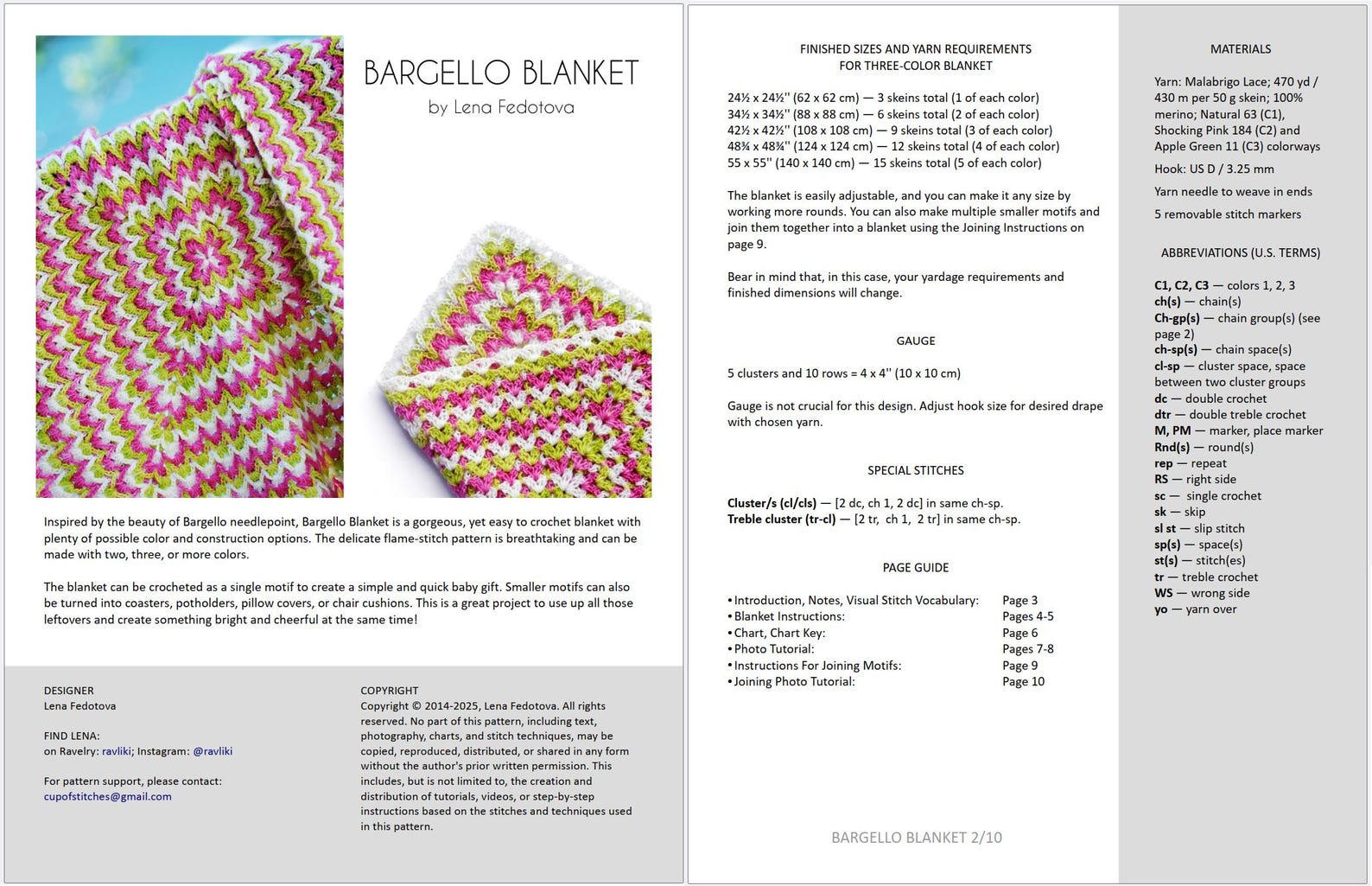 Bargello Crochet Blanket Pattern | Flame Stitch Afghan (PDF Pattern) - Etsy