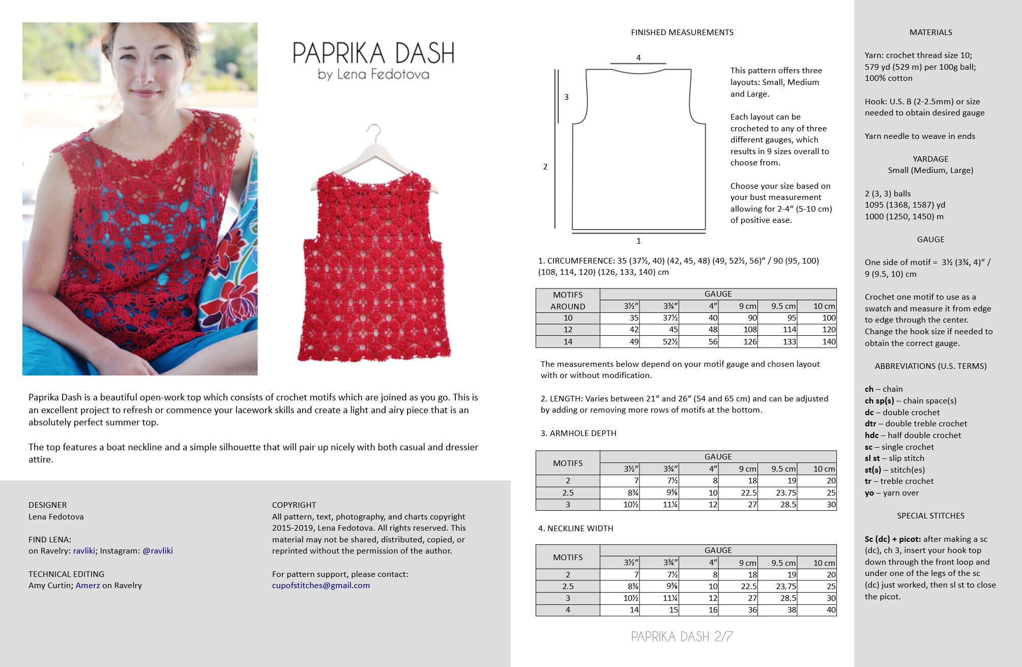 Paprika Dash Top PDF Pattern Crochet - Etsy