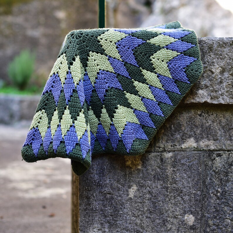 Two Stars Rug PDF Pattern Crochet - Etsy