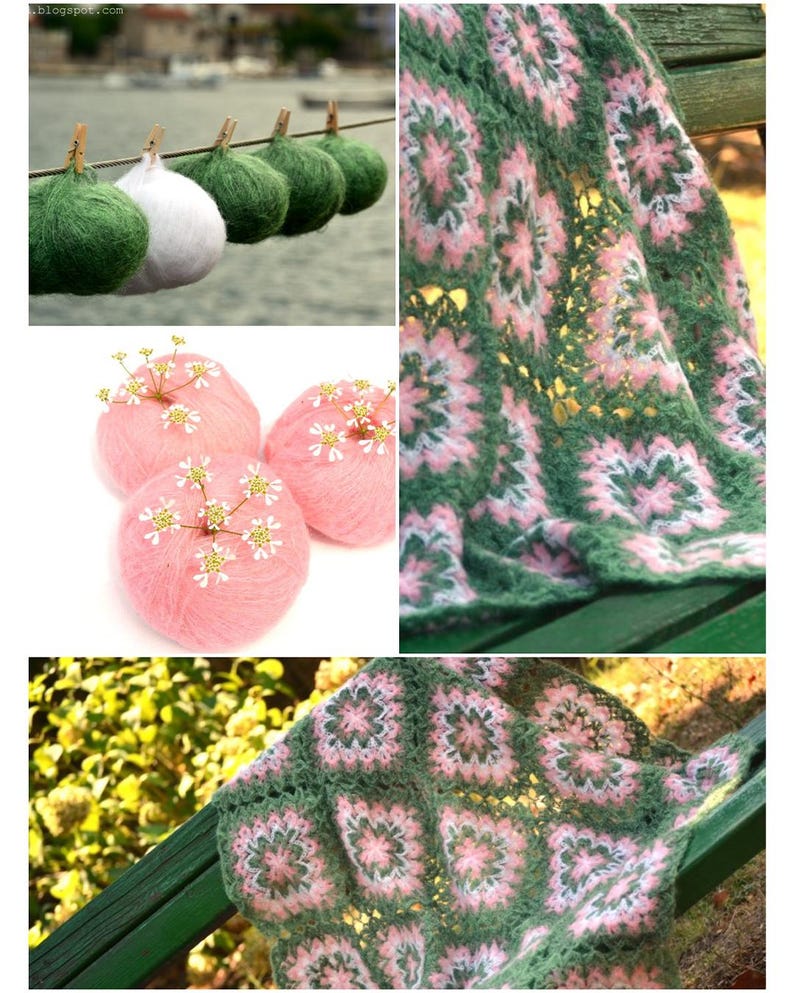 Bargello Crochet Blanket Pattern | Flame Stitch Afghan (PDF Pattern) - Etsy