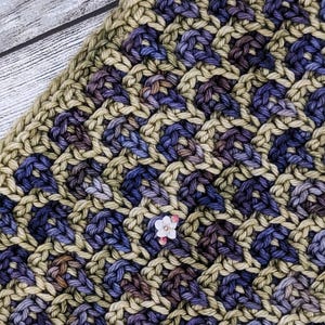 Arca Cowl Crochet Pattern – Modern Colorwork Cowl, Linen Stitch, Easy ...