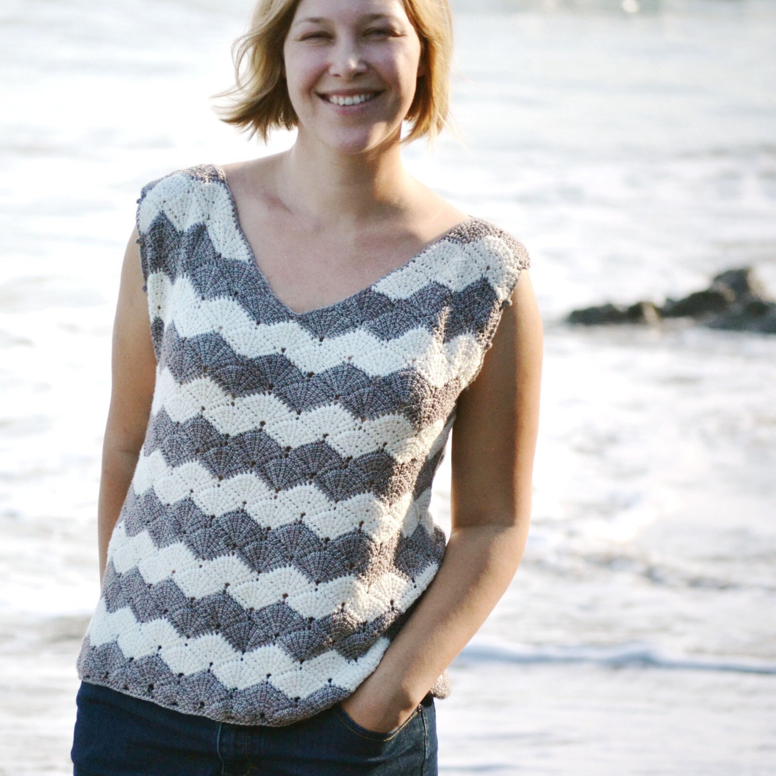 In the Shell Top PDF Pattern ~ Casual Crochet - Etsy