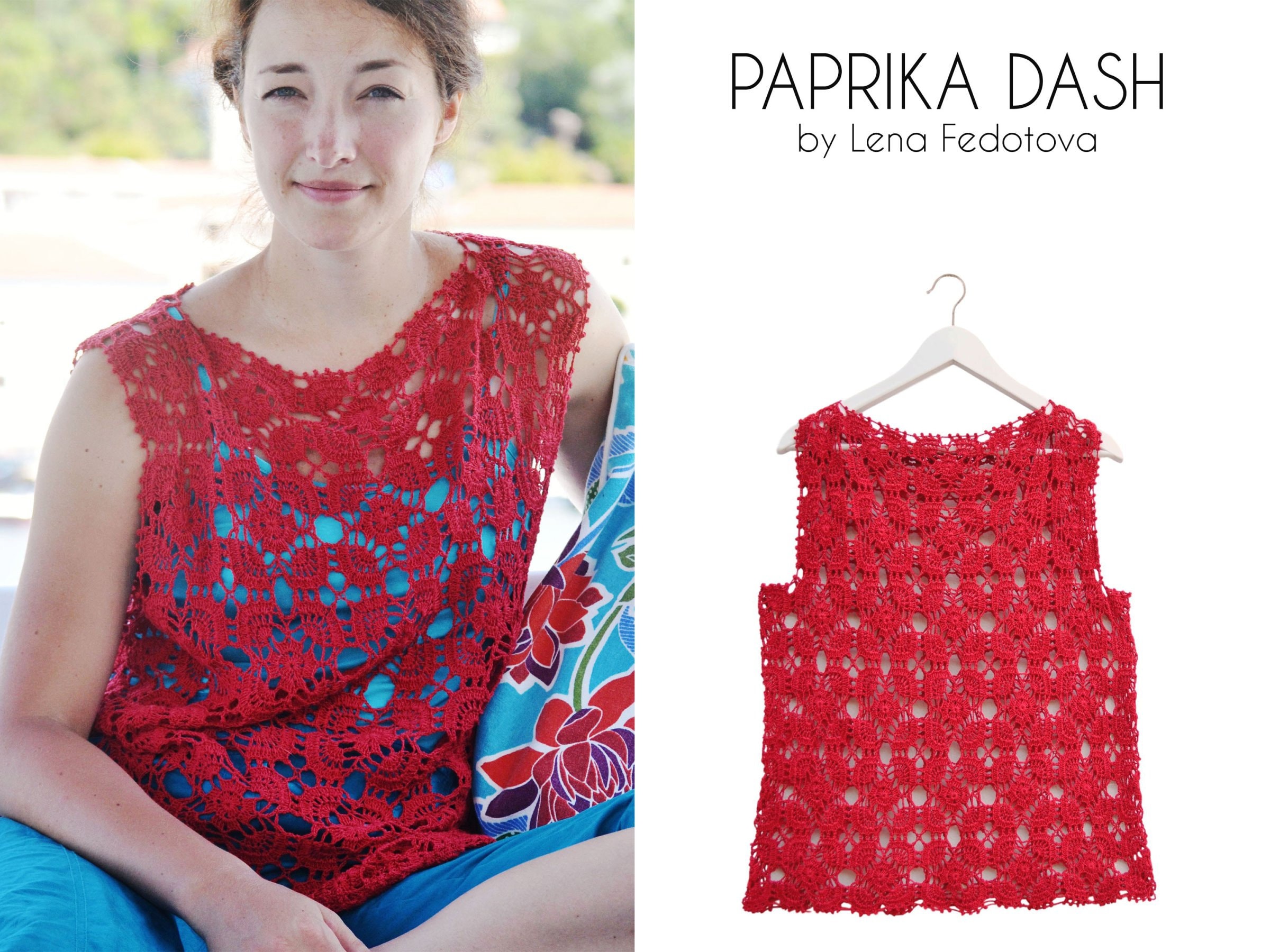 Paprika Dash Top PDF Pattern Crochet - Etsy