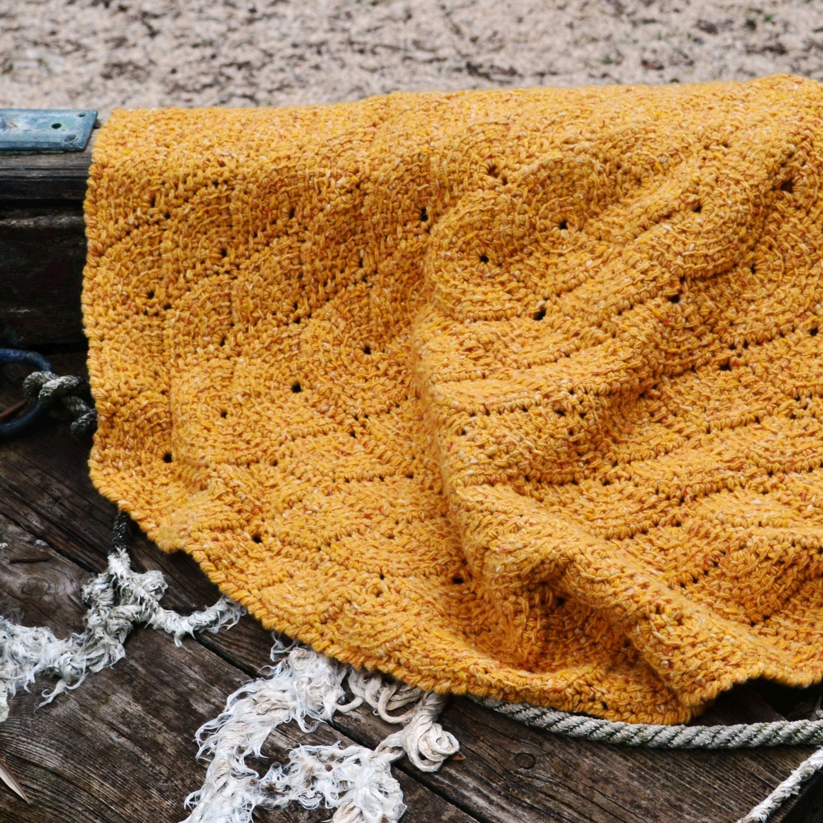 Tunisian Shell Blanket PDF Pattern ~ Crochet - Etsy