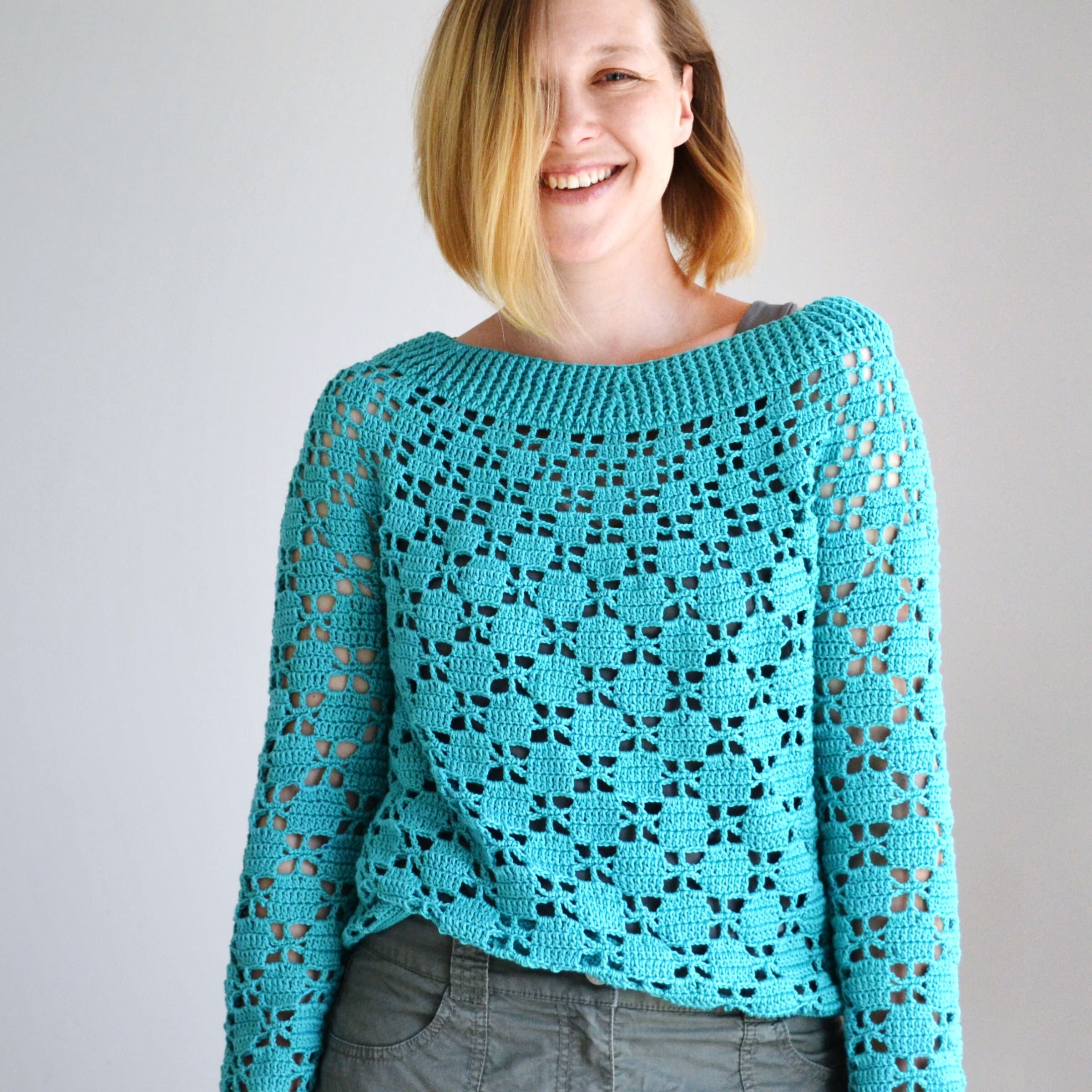 Dotty Top PDF Pattern Casual Crochet - Etsy