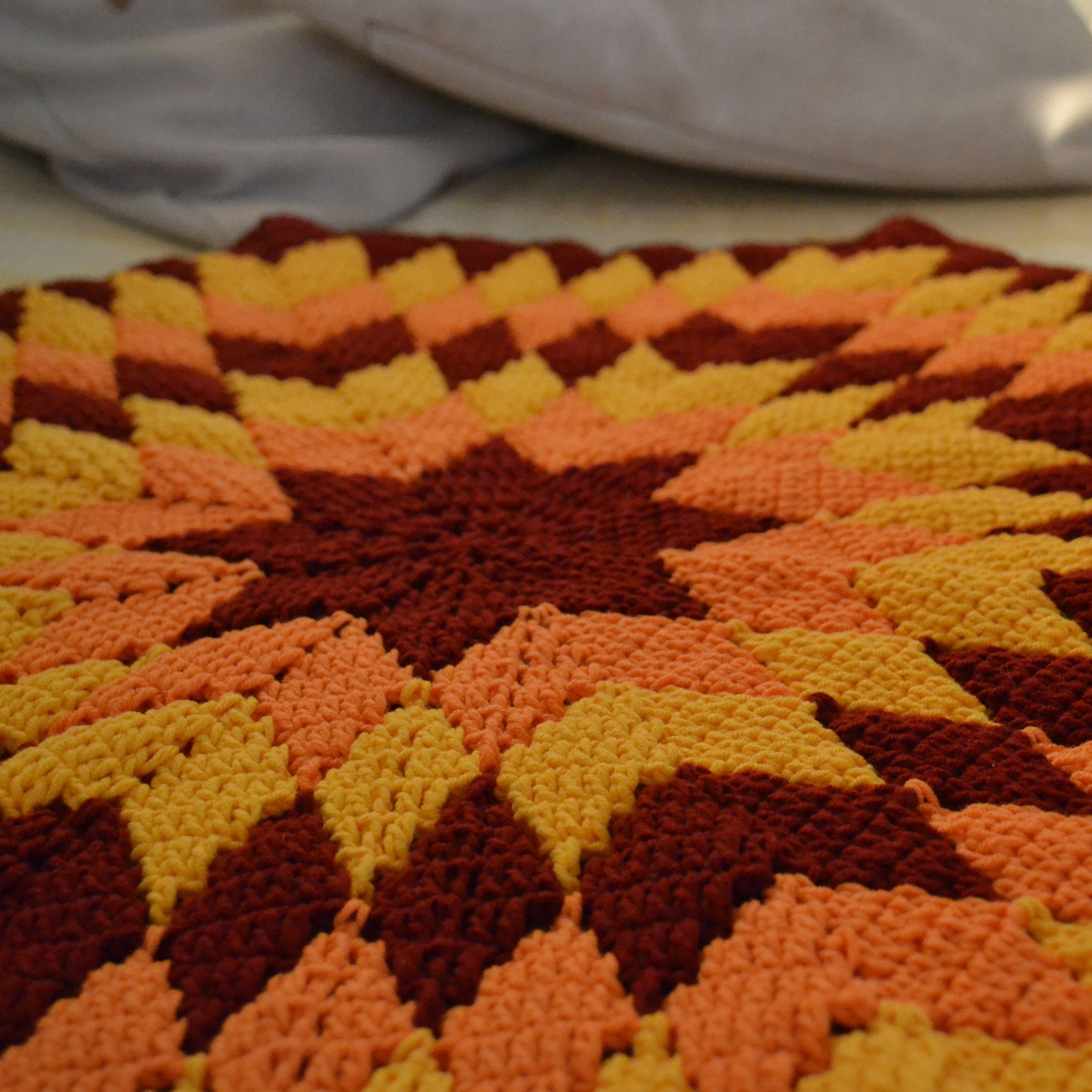 Two Stars Rug PDF Pattern Crochet - Etsy