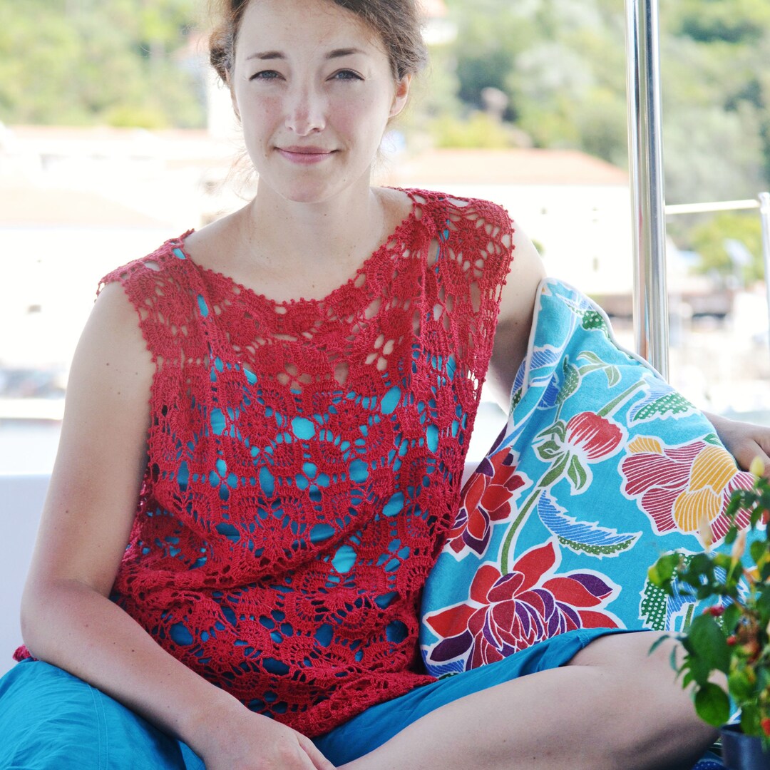 Paprika Dash Top PDF Pattern ~ Crochet - Etsy