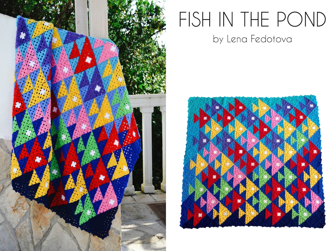 Fish in the Pond Blanket PDF Pattern Crochet - Etsy