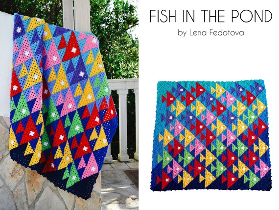 Fish in the Pond Blanket PDF Pattern Crochet - Etsy