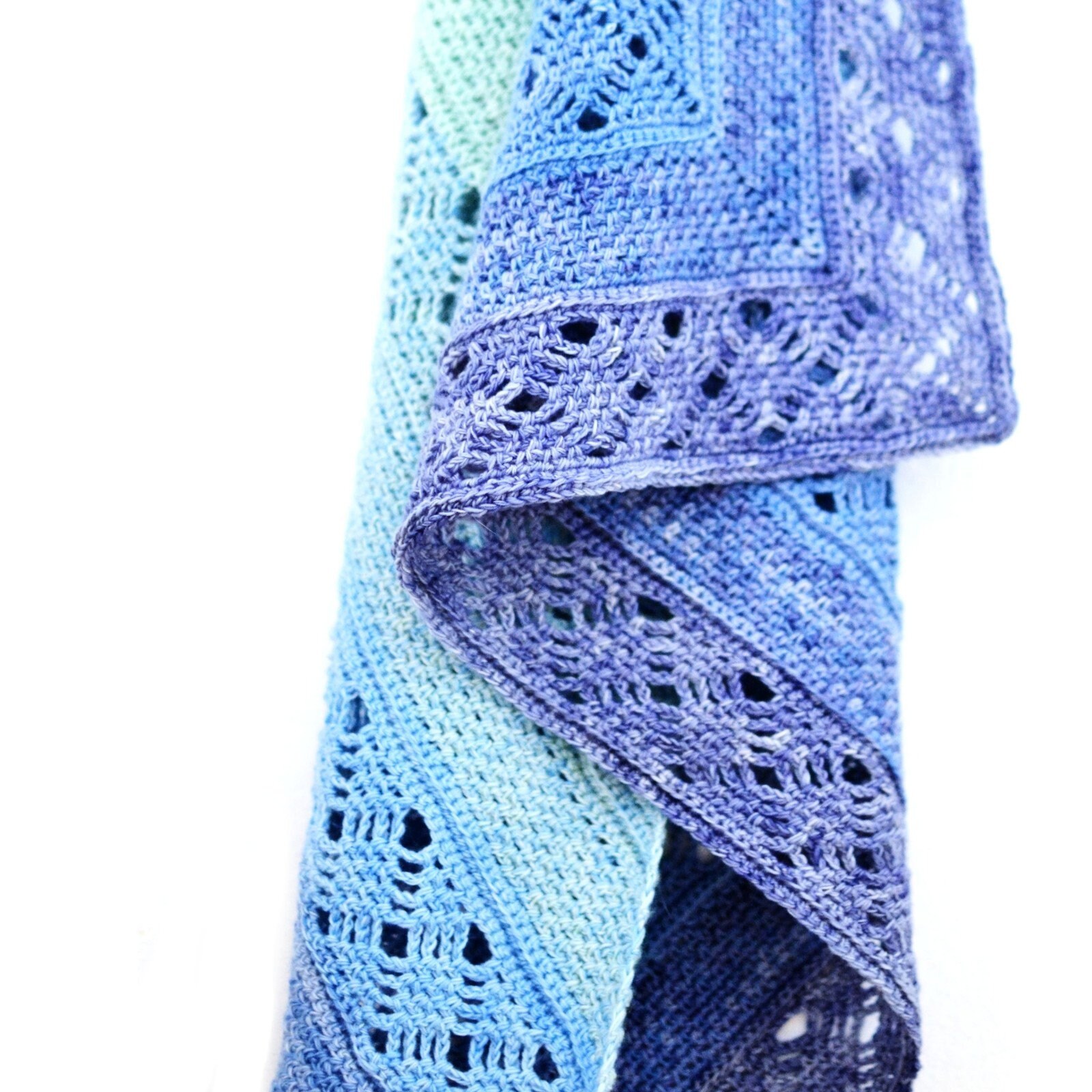 Waters Crochet Shawl Pattern PDF – Malabrigo Lace Gradient Wrap ...