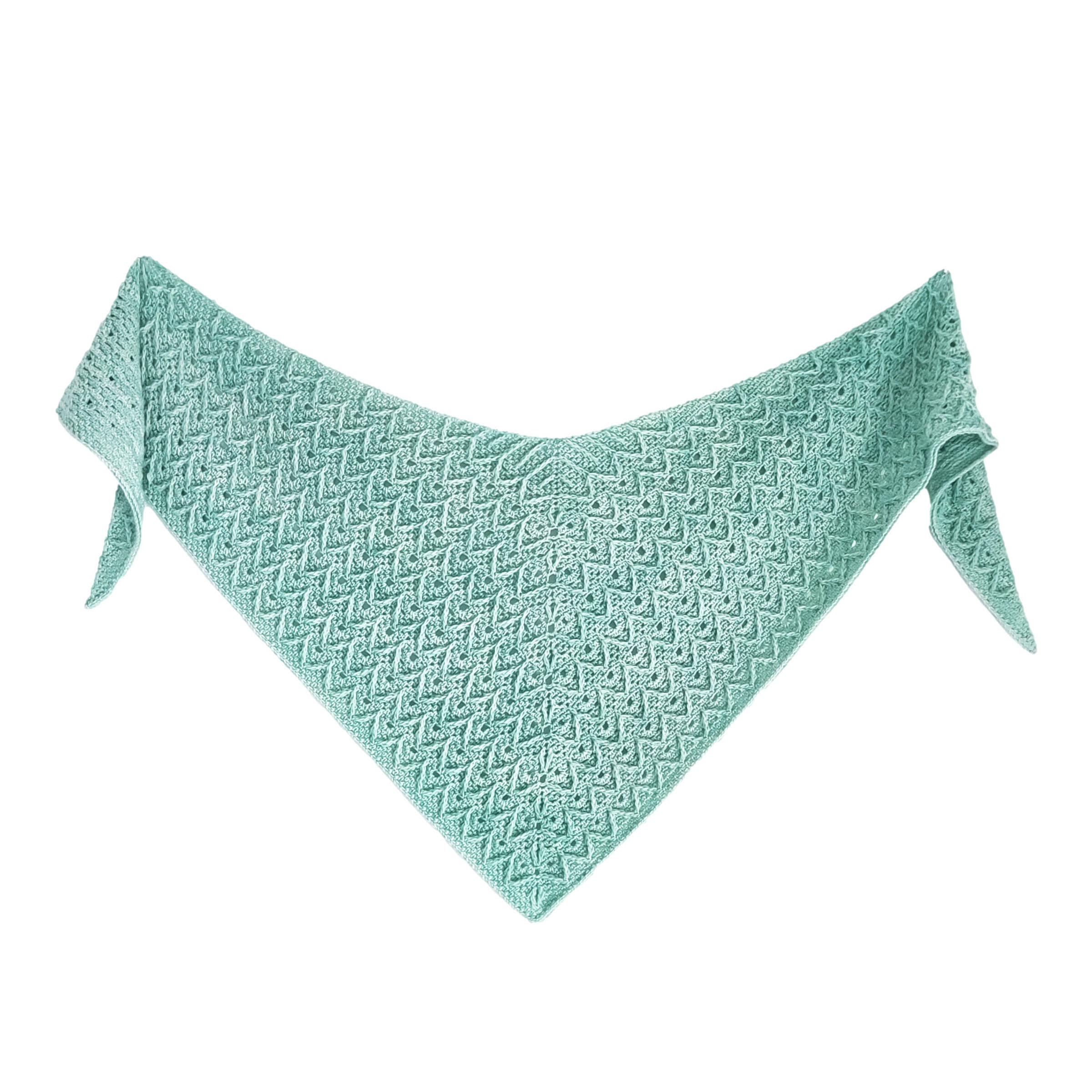 Mint Leaf Crochet Shawl Pattern – Lightweight Linen Stitch (PDF Pattern ...