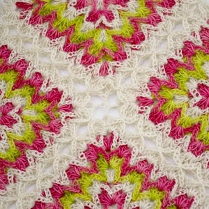 Bargello Crochet Blanket Pattern | Flame Stitch Afghan (PDF Pattern) - Etsy