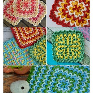 Bargello Crochet Blanket Pattern | Flame Stitch Afghan (PDF Pattern) - Etsy