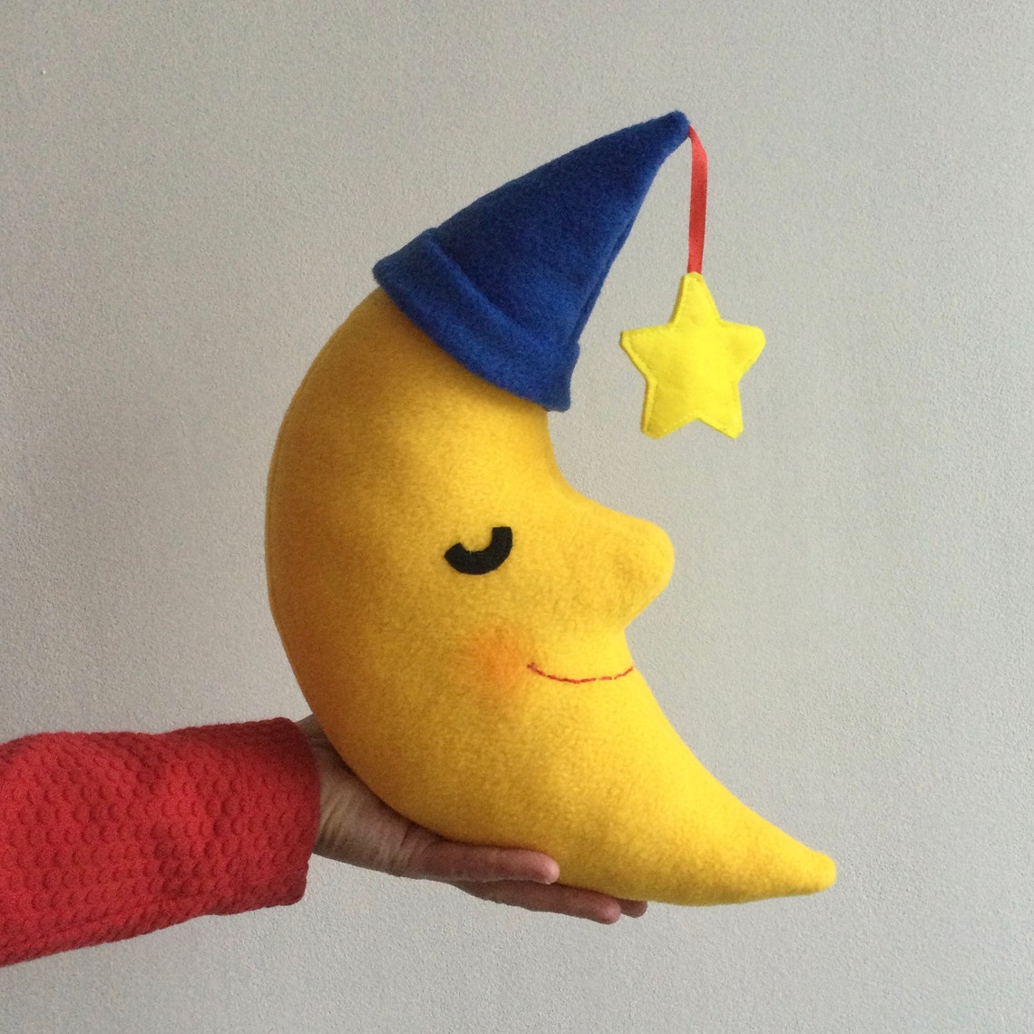 Sleepy Moon Pdf Pattern Moon Soft Toy - Etsy