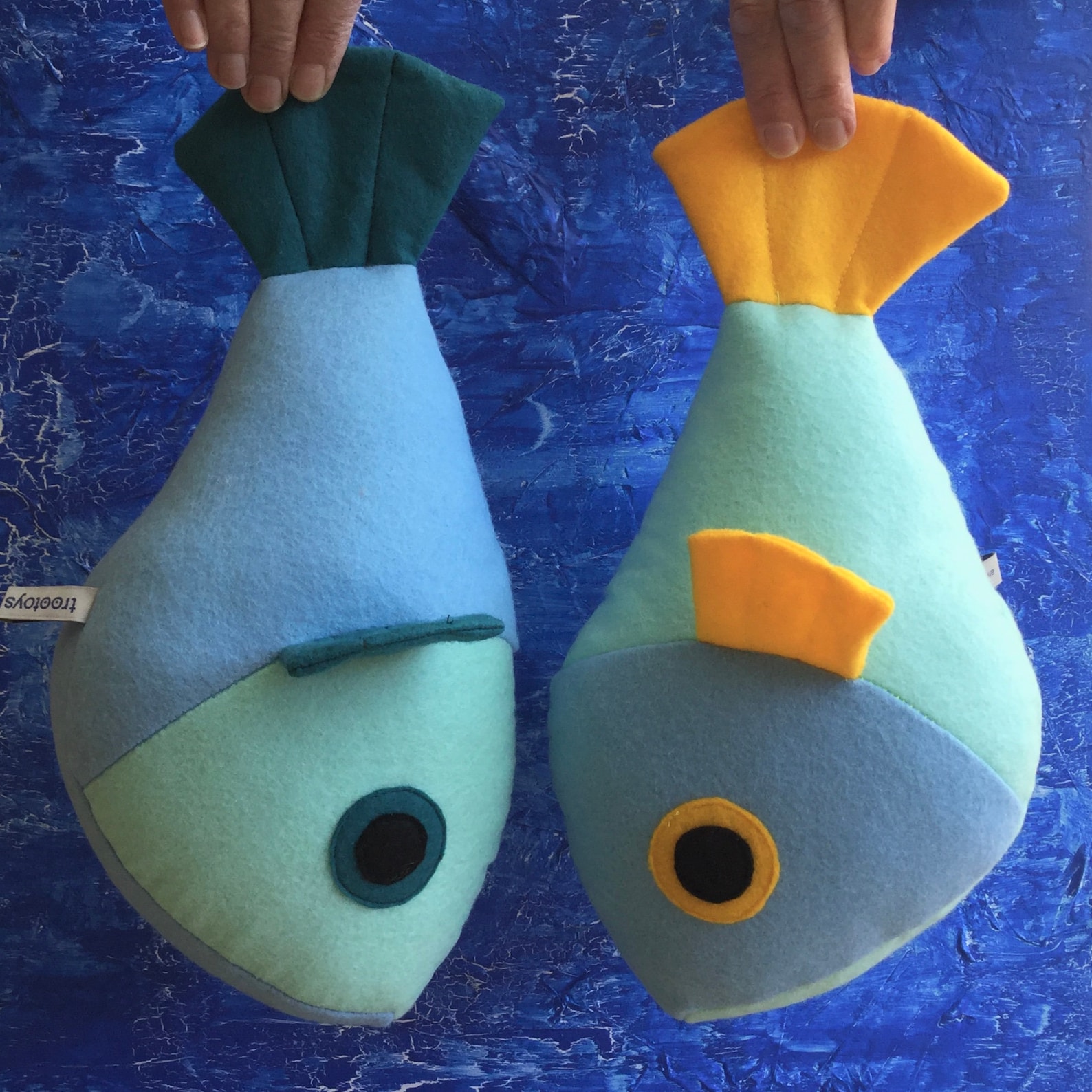 Fish Pdf Sewing Pattern Fish Soft Toy Fleece Fish - Etsy