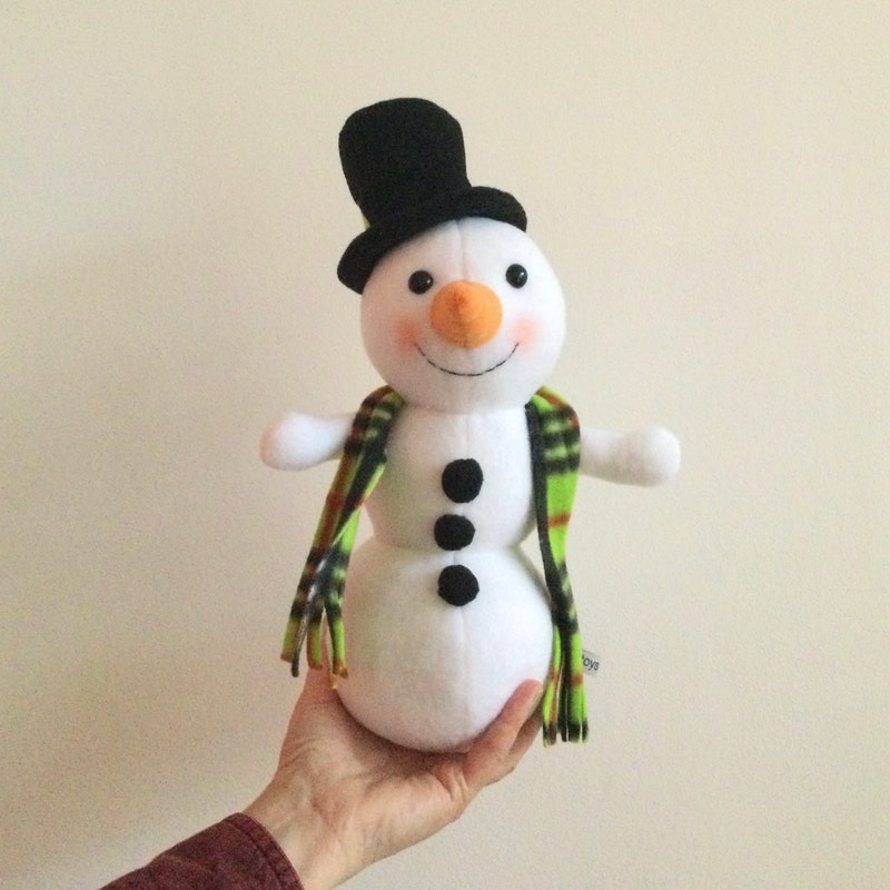 Fleece Snowman - Etsy