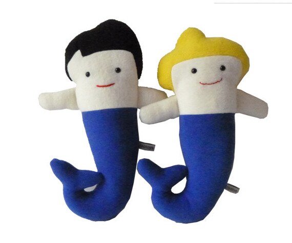 Items similar to Partner for Mermaid, merman, soft doll, child toy on Etsy