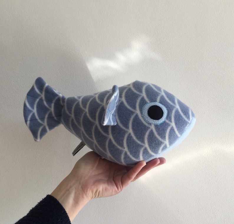 Fish Pdf Sewing Pattern Fish Soft Toy Fleece Fish - Etsy