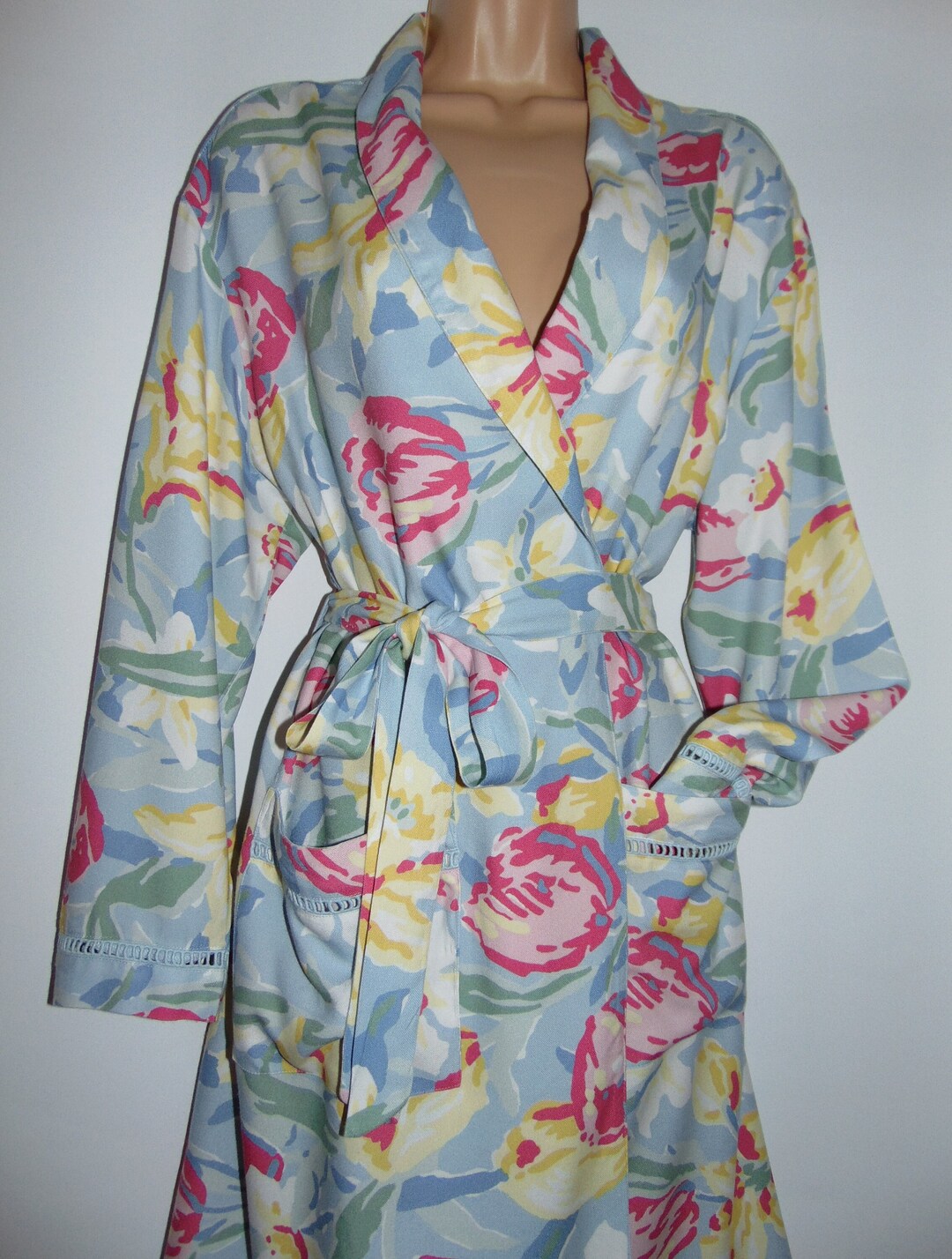 Laura Ashley 70 Years Rare Archive Vintage Print Viscose Floral Morning ...