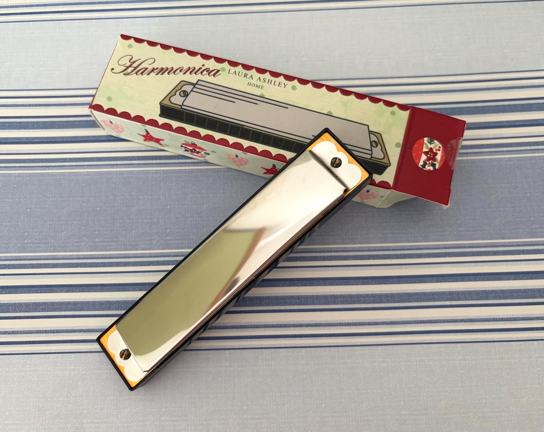 Laura Ashley Home Rare Collectible Harmonica - Pocket Size - Etsy