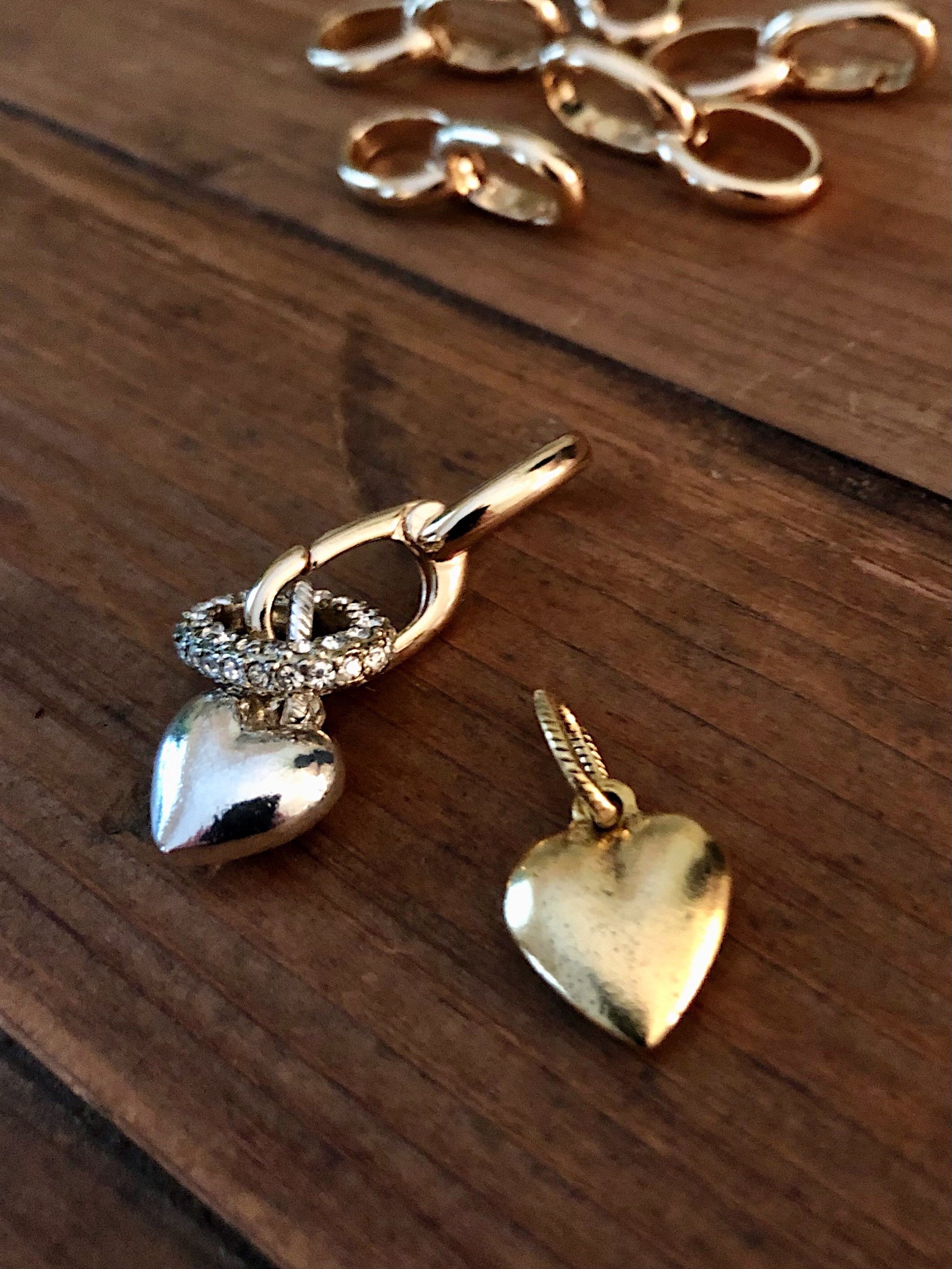 Charm Holder X LINK Clasp Charm Holder Necklace Gold Hinge - Etsy