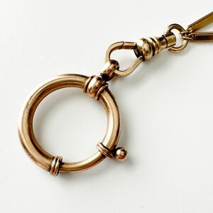 Antique Gold Filled Watch Chain Necklace, Charm Necklace - Etsy