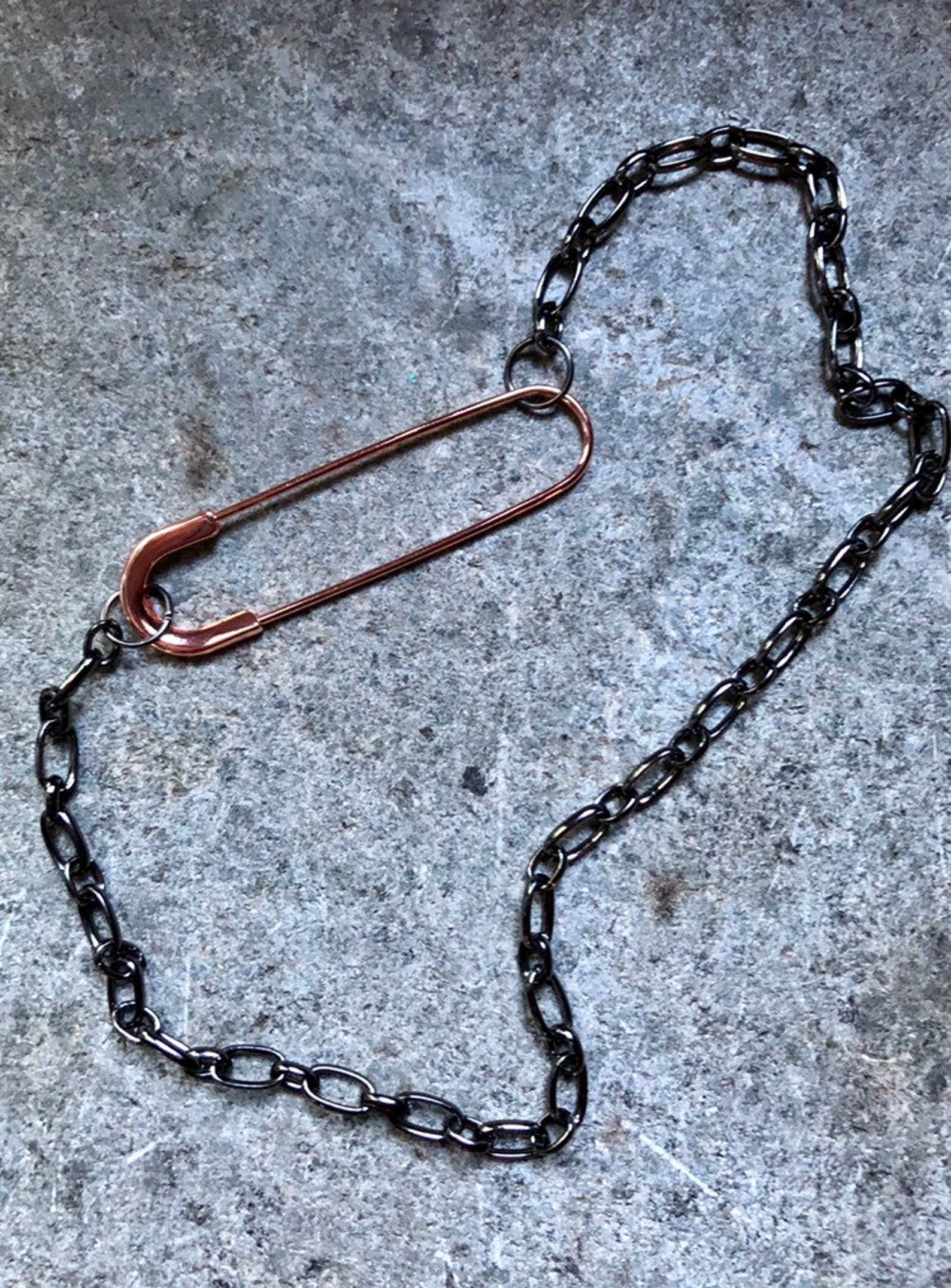 Safety Pin Pendant Large SAFETY PIN Backpack Pin | Etsy