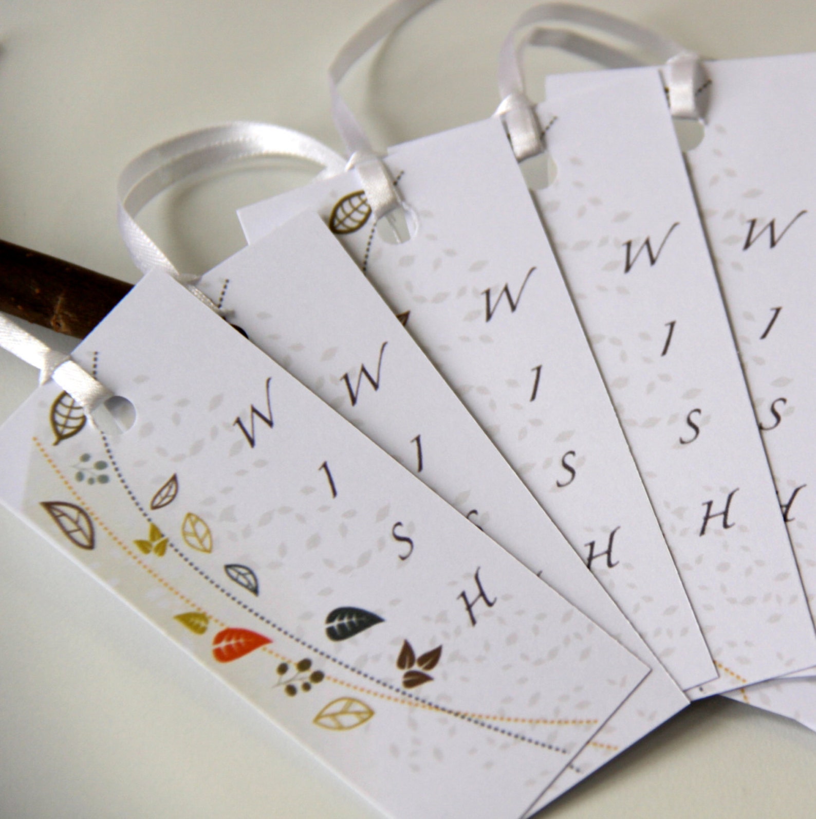 Fall Wedding Wish Tags Wishing Tree Tags Wedding Favor Tags - Etsy