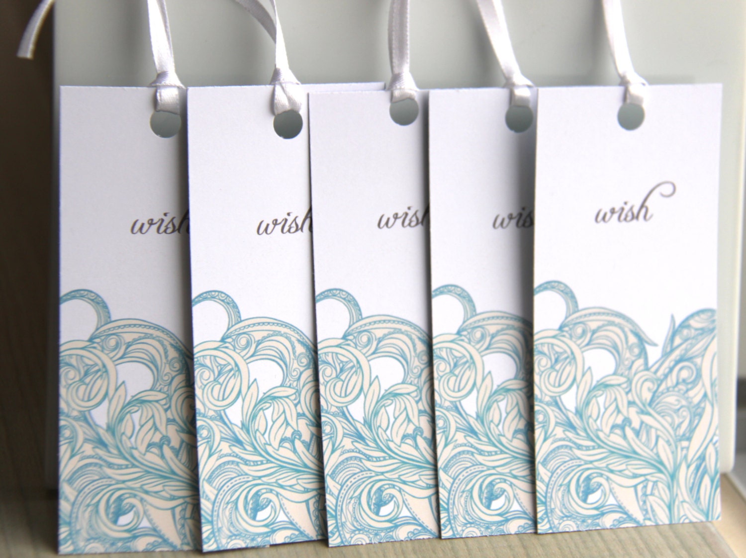 Summer Wedding Wish Tags, Wedding Wish Tags, Wish Tree Tags, Wedding ...