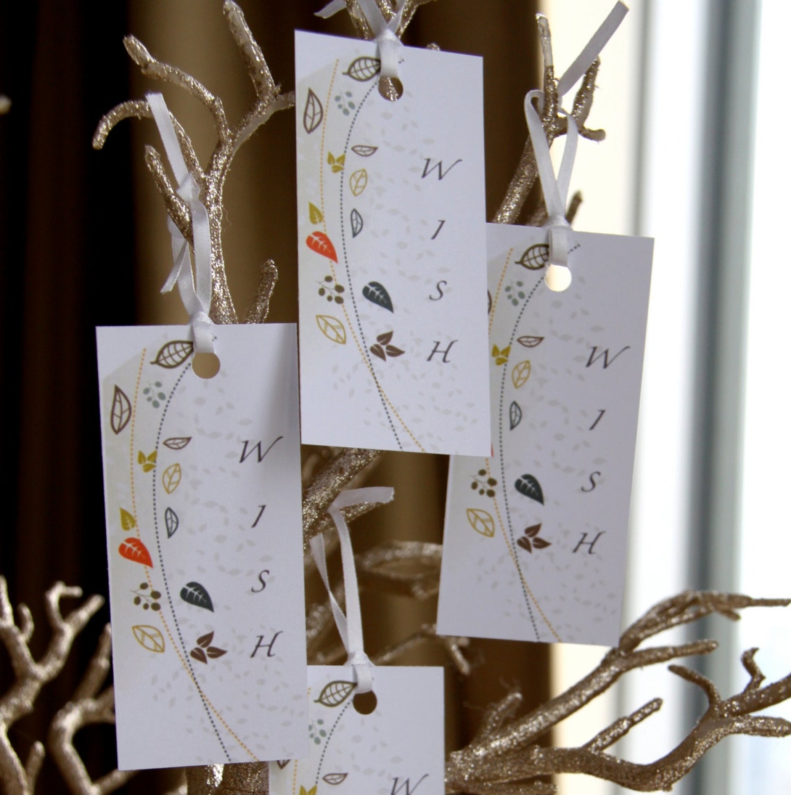 Fall Wedding Wish Tags Wishing Tree Tags Wedding Favor Tags - Etsy