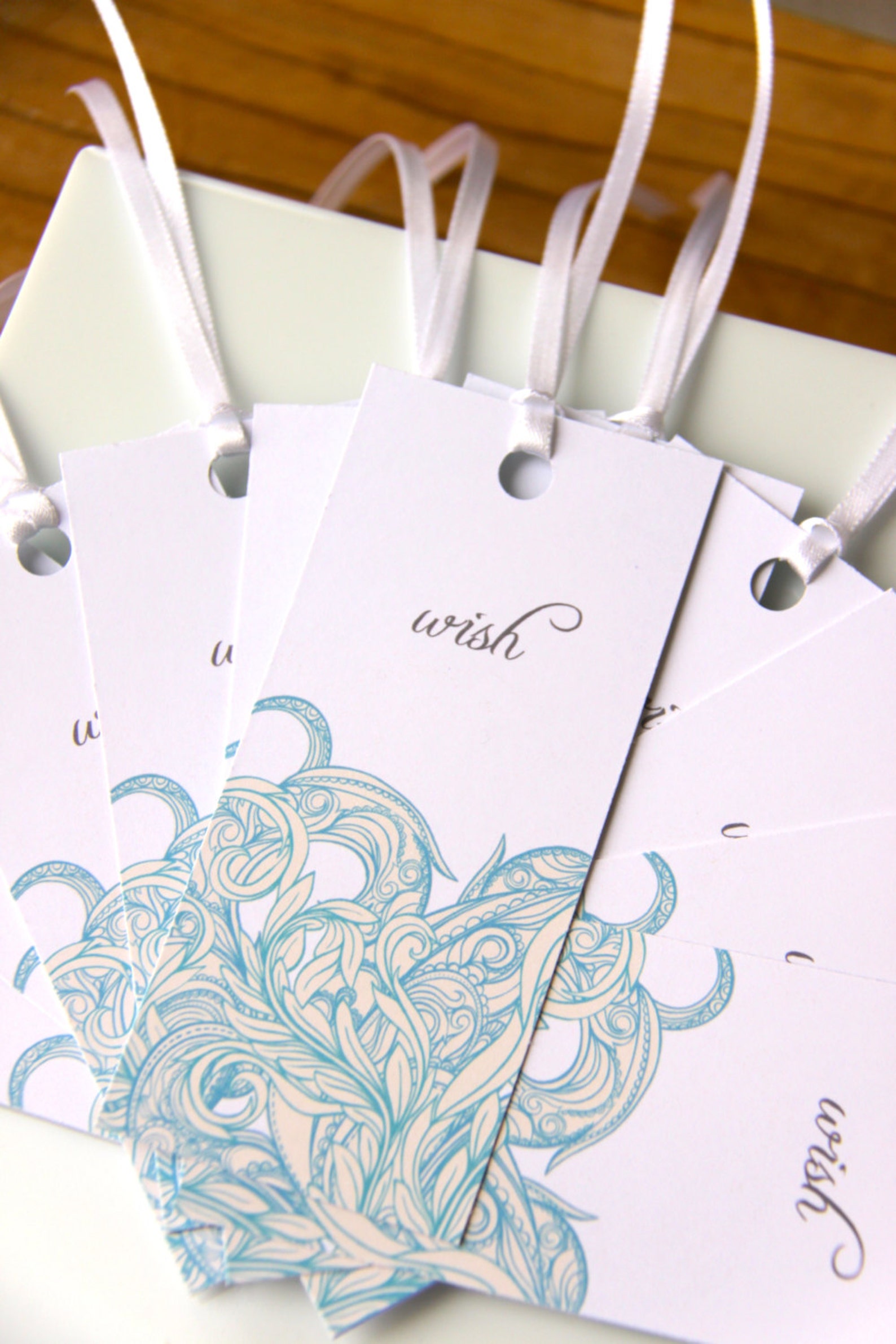 Summer Wedding Wish Tags, Wedding Wish Tags, Wish Tree Tags, Wedding ...