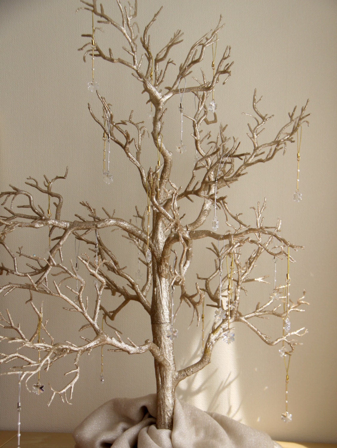 Winter Wedding Wish Tree, Snowflake Wedding Favor, Wedding Wishing Tree ...