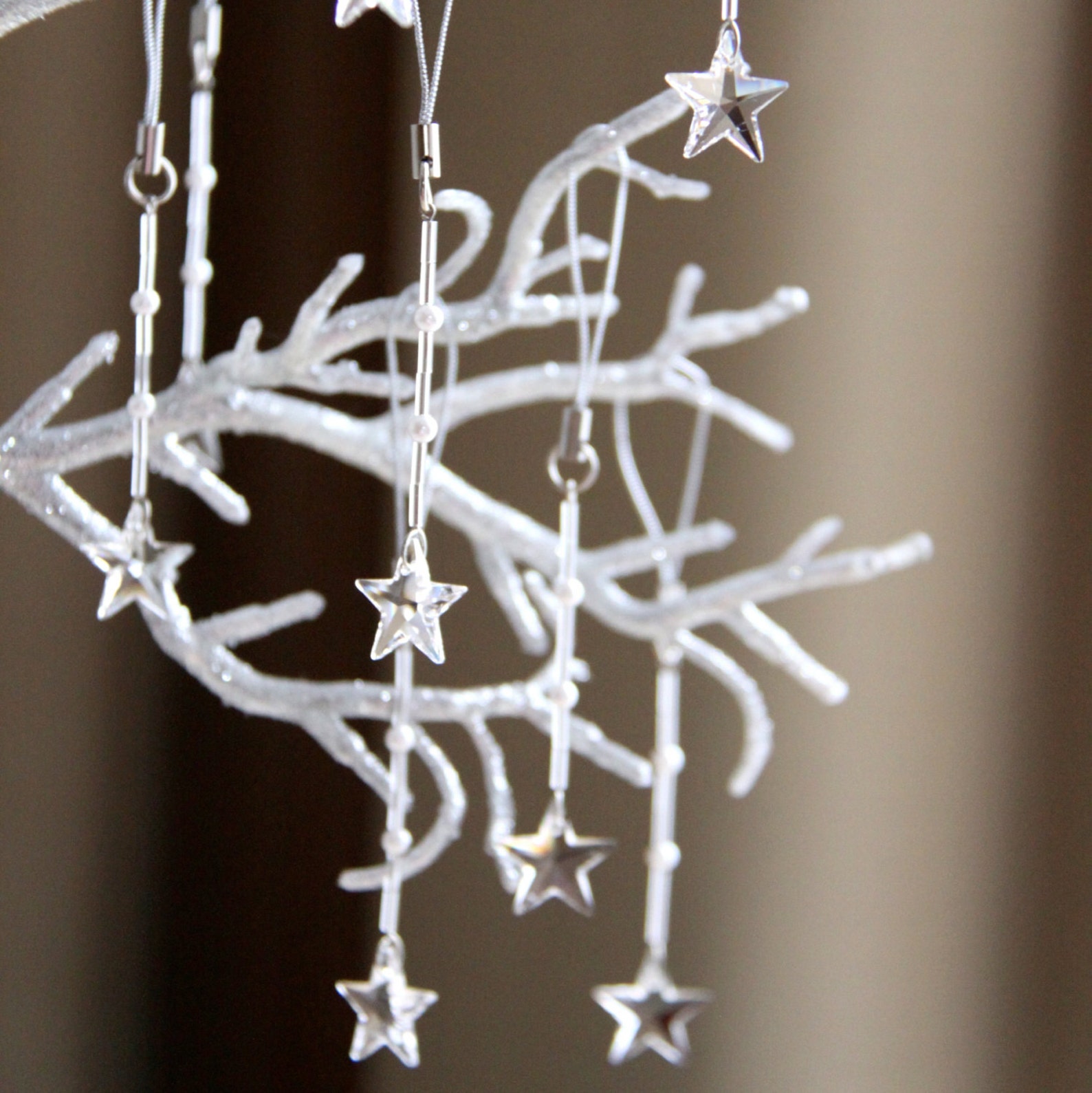 Silver Wedding Wish Tree With Wedding Favors - Winter Wedding - Wedding ...