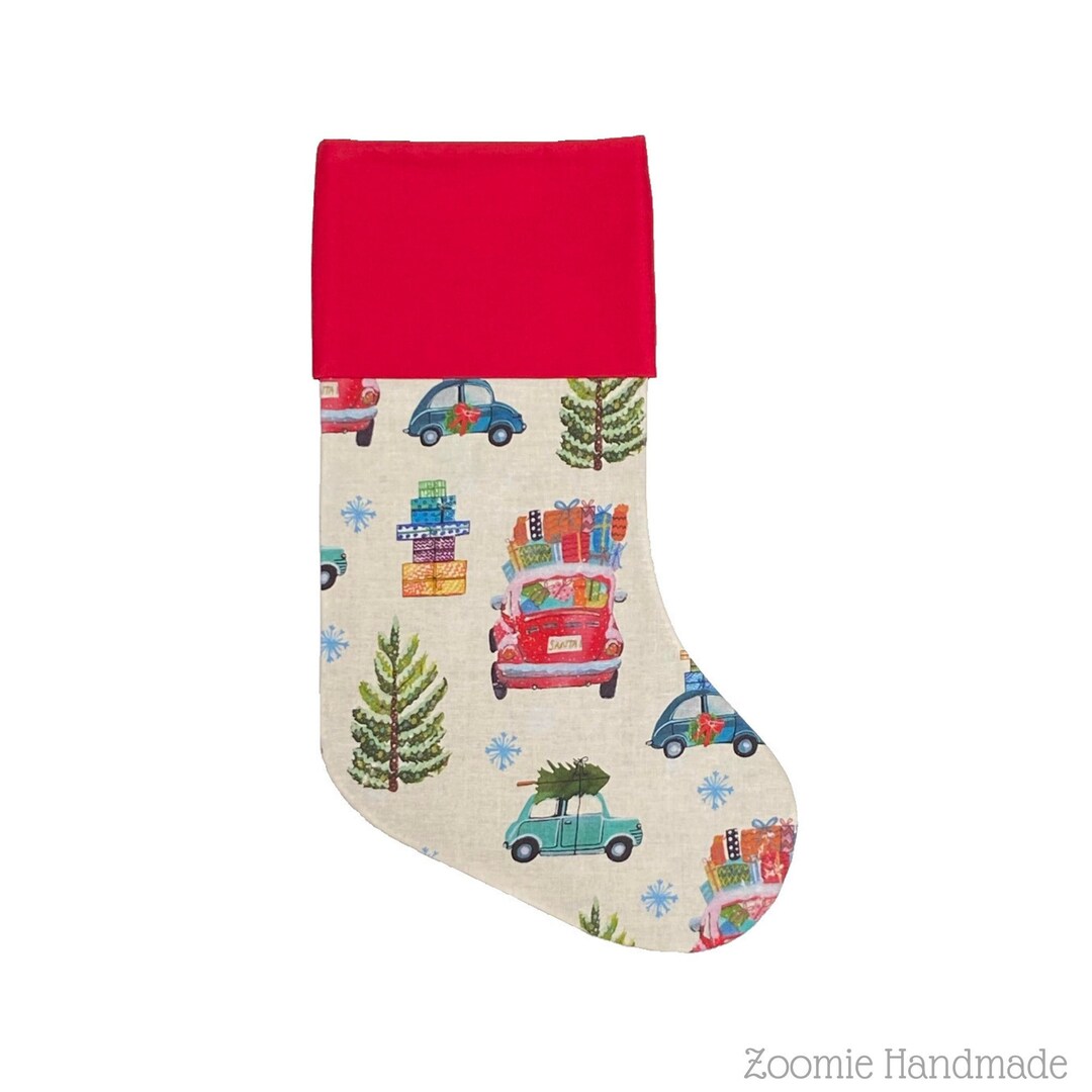 Volkswagen Christmas Stocking, Retro VW Beetle Bug Decoration, Vintage ...