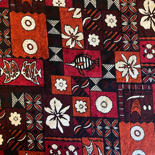 Polynesian Fabric - Etsy