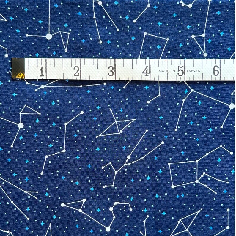 Night Sky Fabric, 100% Cotton Quilting Fabric Kaufman, Fabric by the ...