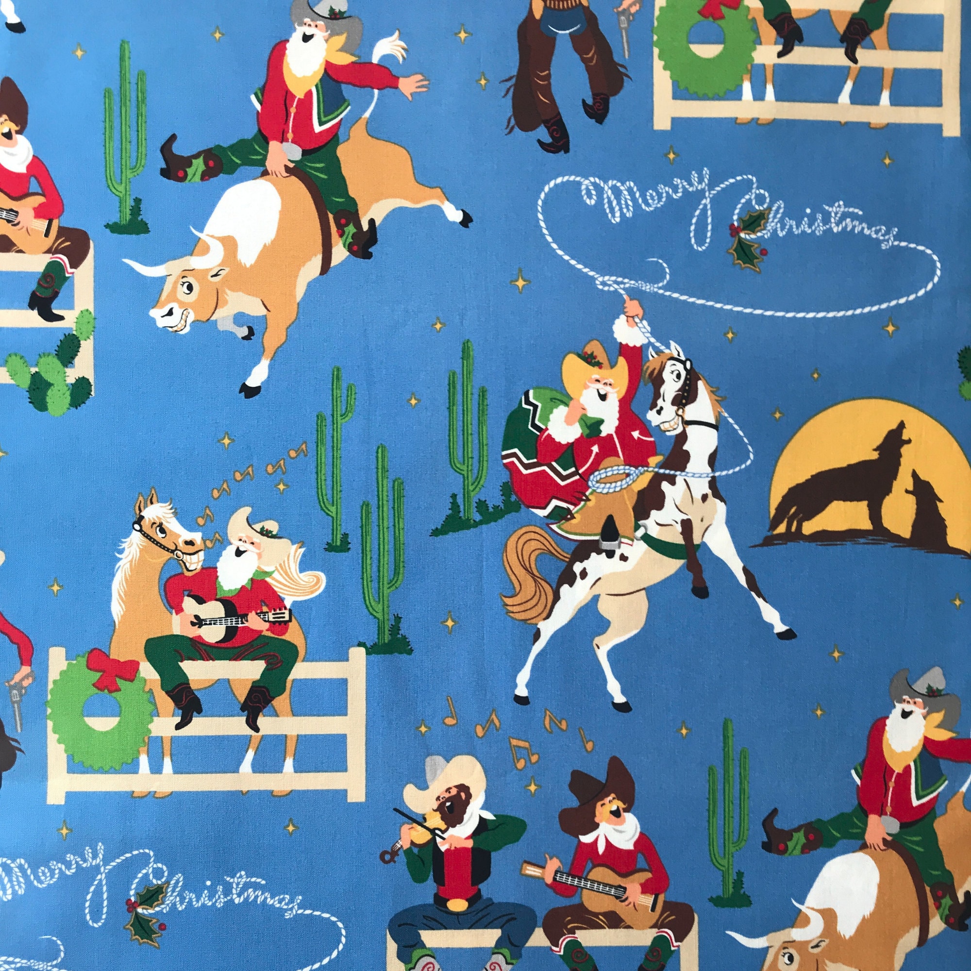 Giddy Up Cowboy Fabric
