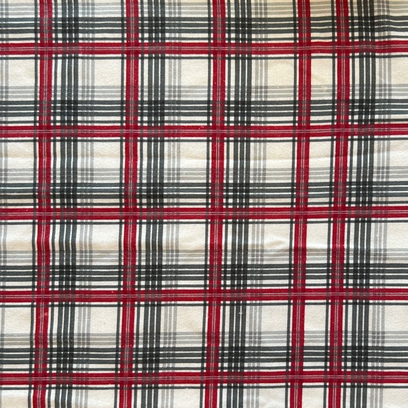 Plaid Flannel Fabric - Etsy