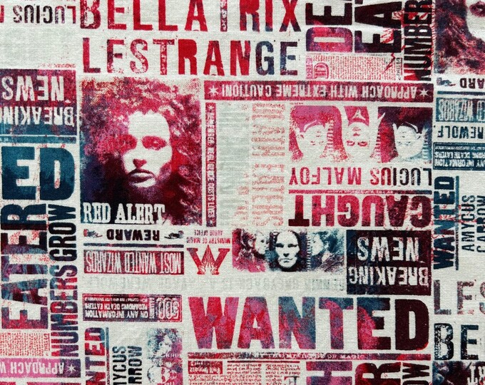 Harry Potter Death Eaters Fabric, 100% Cotton Quilting 1 Yard Fabric ...