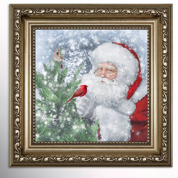 Santa Art - Etsy